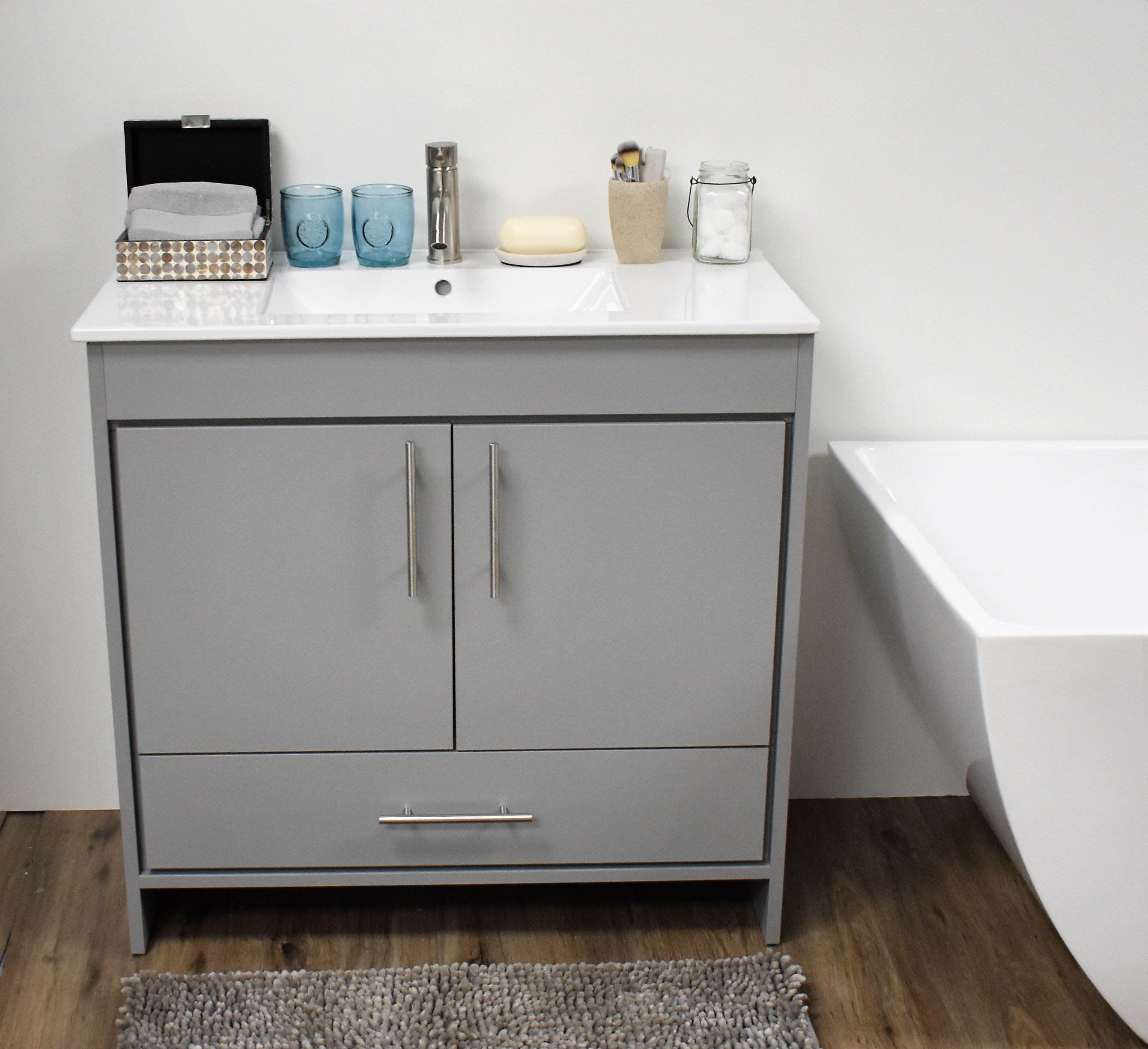 MTD Vanities Rio 35.37" Free-Standing Single Bathroom Vanity Base Only - Wayfair Canada